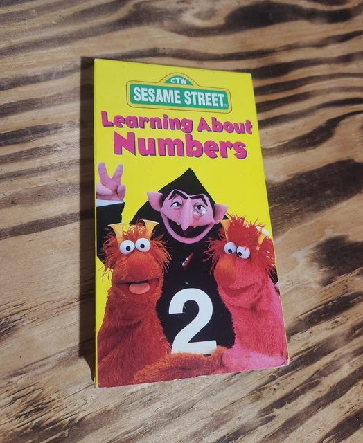 SESAME STREET LEARNING About Numbers VHS 1986 Educational Cartoon Count ...