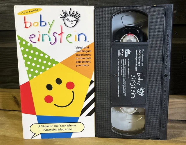 BABY EINSTEIN: LANGUAGE Nursery VHS Tape 2000 Ages 1-18 Months ...