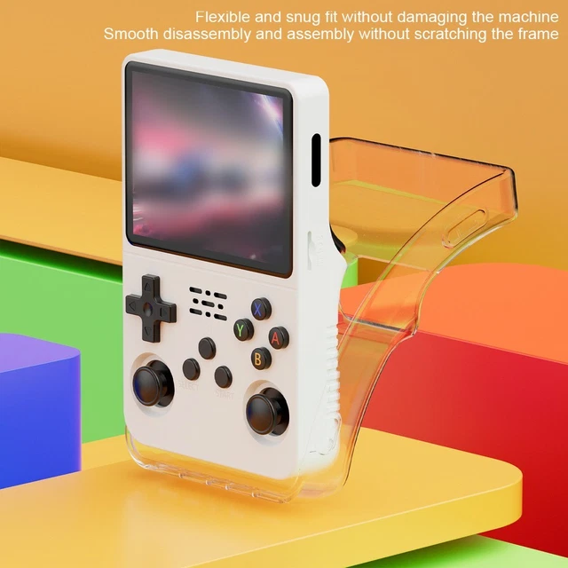 FOR R36S HANDHELD Game Console Soft Case with Lanyard Shockproof ...