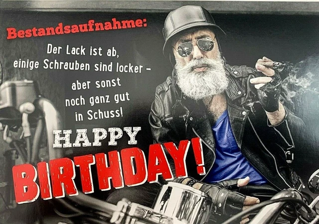 Witze Biker Geburtstag