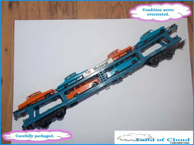 LIMA HO/OO SCALE 9053 Motorail car transporter carrier with 6 cars ...