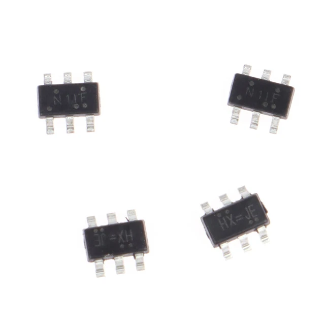 10PCS HX4004A HX4002B Printing HX-JE N11F SOT23-6 Non-inductive Boost ...