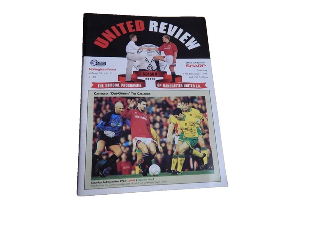 MANCHESTER UNITED OFFICIAL Programmes United Review £3.99 - PicClick UK