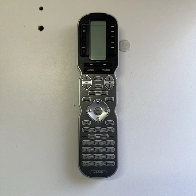 GENUINE URC MX-900I IR/RF TEXT BASED UNIVERSAL REMOTE - GUARANTEED $25. ...