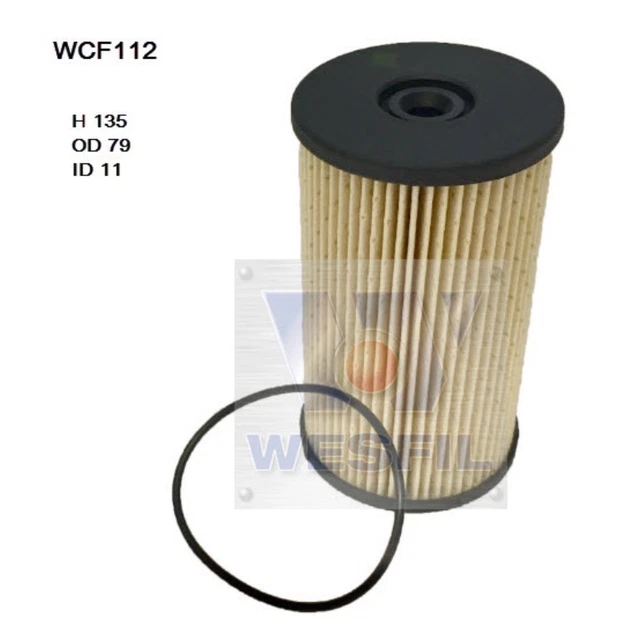 WCF112 - WESFIL DIESEL FUEL FILTER R2642P fits AUDI $30.53 - PicClick AU