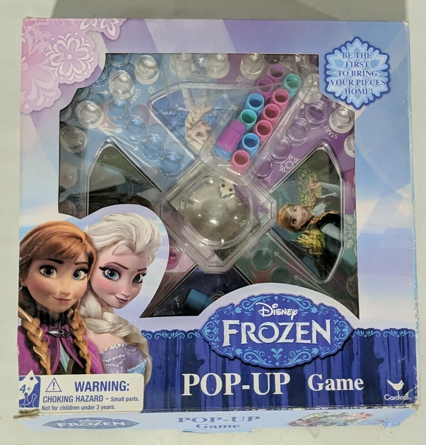 DISNEY FROZEN POP-UP Game. Elsa Anna Olaf Kristoff Family Fun Game 2-4 ...
