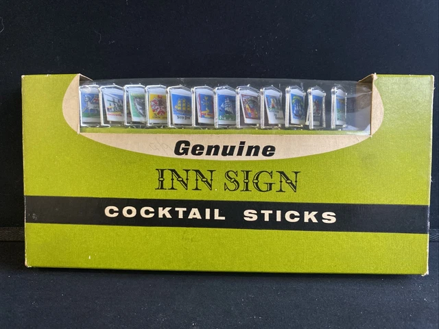 RETRO 60'S/70'S GENUINE Inn Signs - Cocktail Sticks - Coaching Inns ...
