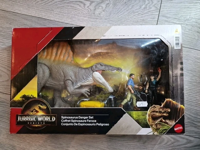 JURASSIC WORLD REBIRTH Storypack Exclusive Spinosaurus Danger Set NEU ...