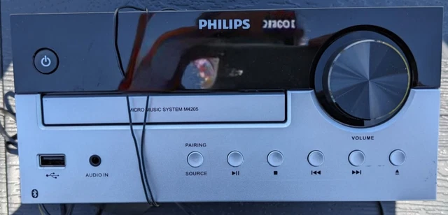 PHILIPS M4205/12 MICRO Hi-Fi Music System with Bluetooth, 60W RMS, CD ...