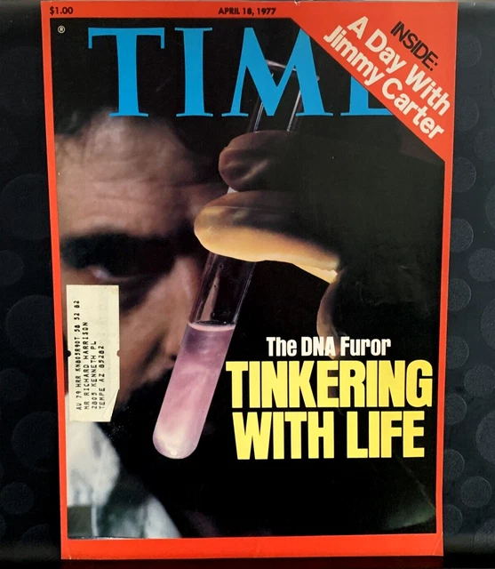 TIME MAGAZINE COVER Page Wall Art The DNA Furor Tinkering With Life ...