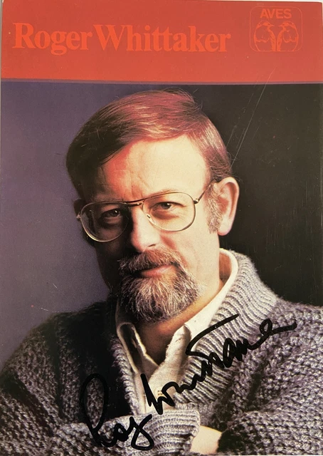 ROGER WHITTAKER SIGNIERT Karte Original Unterschrift Signatur Autogramm ...