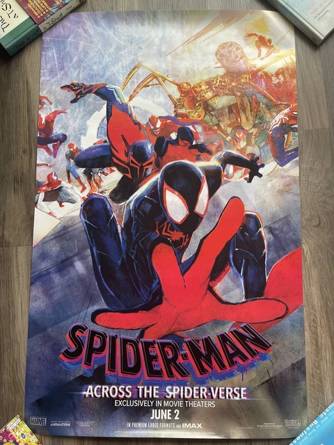 POSTER IMAX SPIDER-MAN ACROSS THE SPIDER-VERSE AMC no way home miglia ...
