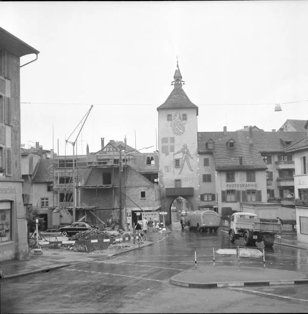 TORLI, TOWN GATE in Liestal 1958 Old Historic Photo EUR 6,14 - PicClick FR