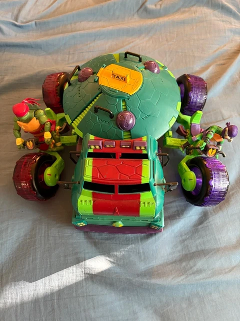 RISE OF THE Teenage Mutant Ninja Turtles Taxi Vehicle + Hog Cycle 2018 ...