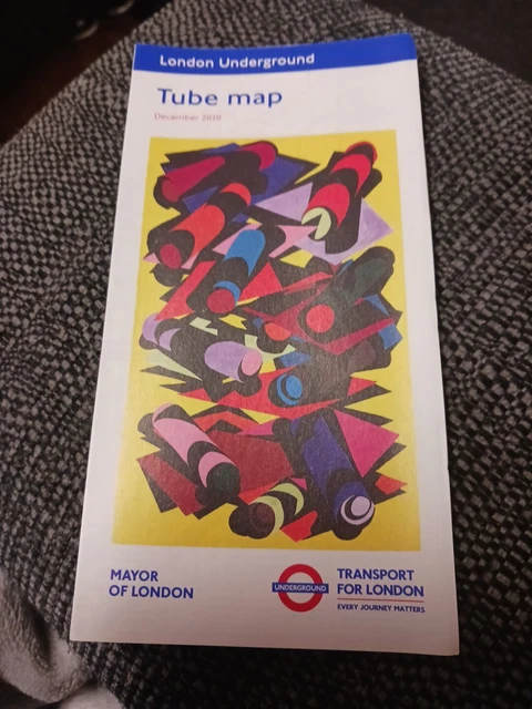 LONDON. UNDERGROUND TUBE Map. (. December. 2020. ) £0.99 - PicClick UK
