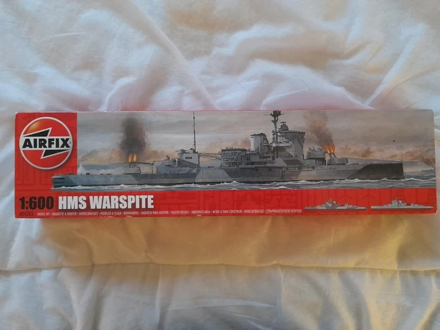 AIRFIX 1/600 HMS Warspite, 2010 "red box" issue, finishing guide for ...