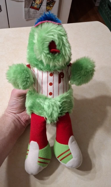 VINTAGE PHILLIE PHANATIC 13" Doll Mascot Plush 1980s 1986 Philadelphia ...