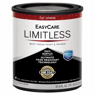 4 PACK - Limitless WeatherAll Exterior House Paint & Primer,Medium Base ...