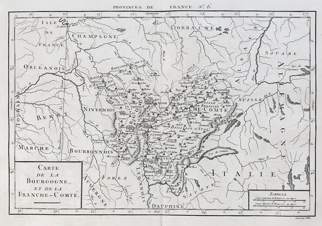 BOURGOGNE FRANCHE-COMTE MACON Bresse Besancon Carte France Pretot Carte ...
