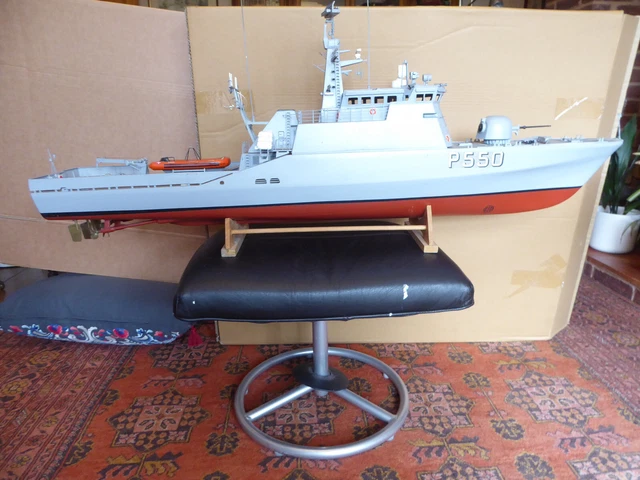 RADIO CONTROLLED MODEL boat. Very detailed and different. HAVE A LOOK £ ...