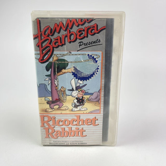 RICOCHET RABBIT VHS Hanna Barbera Cartoon Clamshell Worldvision 1964 £ ...