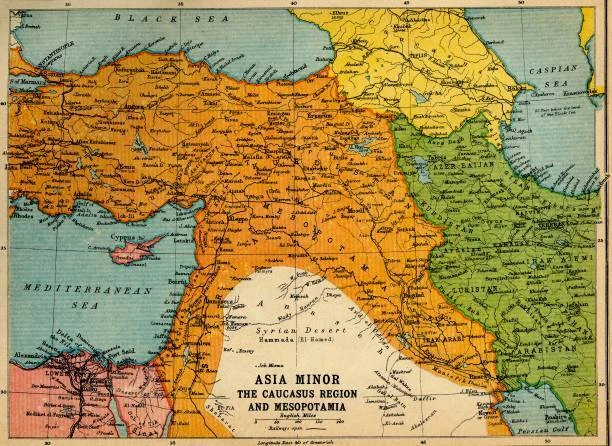 ASIA MINOR, THE Caucasus Region and Mesopotamia', First World War, c ...