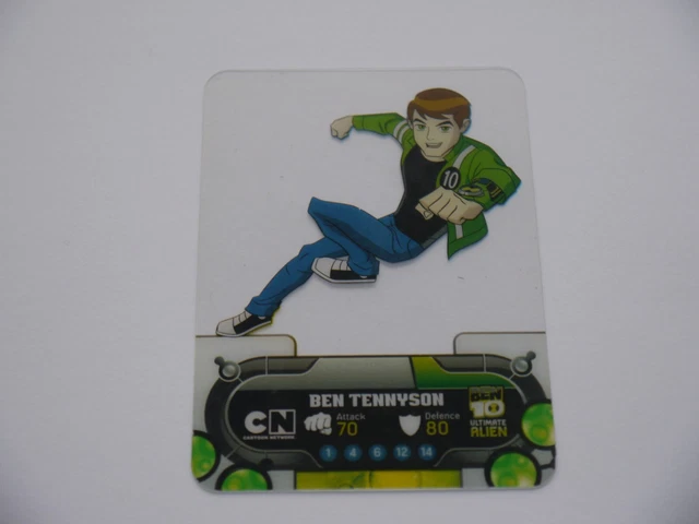 BEN 10 LAMINCARDS Ultimate Alien Series BEN TENNYSON Card Number 1 _A1 ...