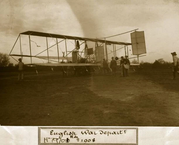 SAMUEL CODY'S BRITISH Army Aeroplane No 1 1908 OLD PHOTO $8.50 ...