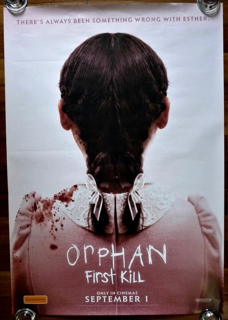 ORPHAN FIRST KILL Original 2022 Australian Advance One Sheet Horror ...