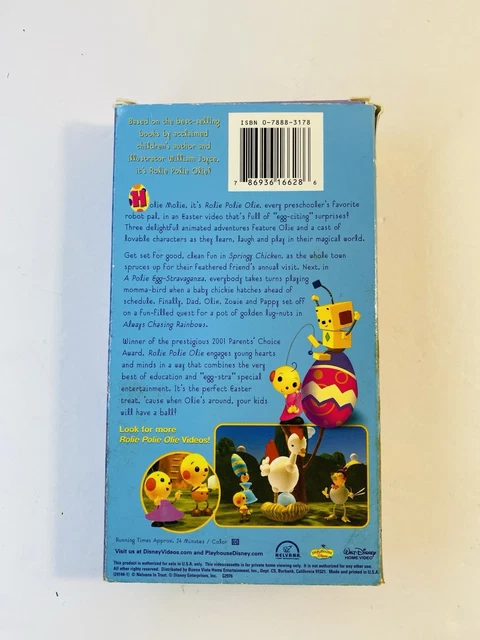 Rolie Polie Olie An Easter Egg Stravaganza Vhs 2002 Disney