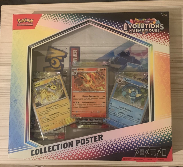 COFFRET POSTER CARTE Pokémon Evolution Prismatique Neuf Scellé EUR 42 ...