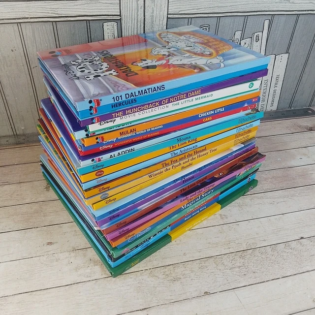 DISNEY BOOK BUNDLE x25 Job Lot Lion King Beauty & Beast Aladdin Stewart ...