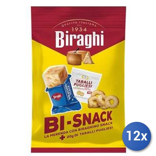 12X MULTIPACK BIRAGHI Formaggio Snack E Taralli No Frigo Gr 40 EUR 9,75 ...