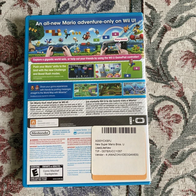 NEW SUPER MARIO Bros. U (Nintendo Wii U, 2012) Complete CIB £11.57 ...