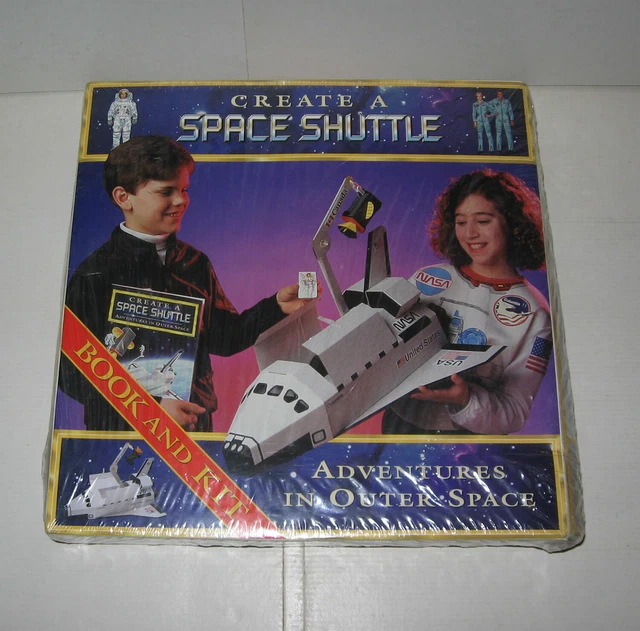 KIT CARTON,NAVETTE SPATIALE,SPACE Shuttle 1:80,Mib,Cut-Out Kit,Nasa ...