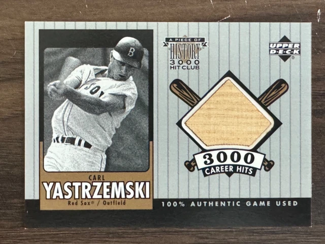2000 UPPER DECK A Piece of History 3000 Hit Club Bat Relic, Carl Yastrzemski EUR 14,81 - PicClick FR