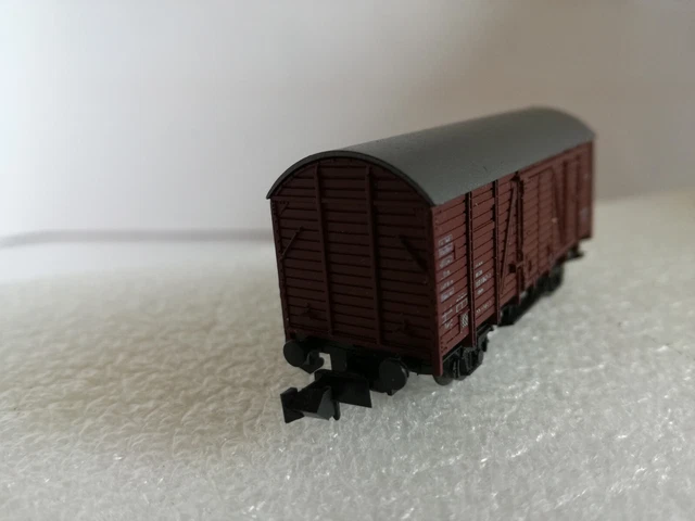 ROCO N 2321A gedeckter Güterwagen Gklm (G20)DB EP4, OVP, neuwertig EUR ...