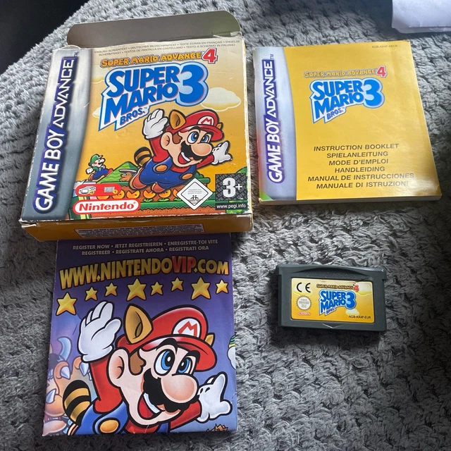 SUPER MARIO ADVANCE 4: Super Mario Bros. 3 GameBoy Advance - Boxed and ...