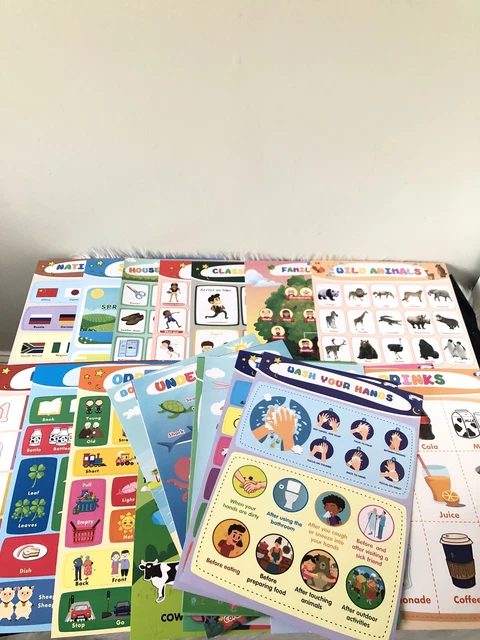 Classroom Learning Posters 16.5x11 Inch 8 Educational Posters For ...