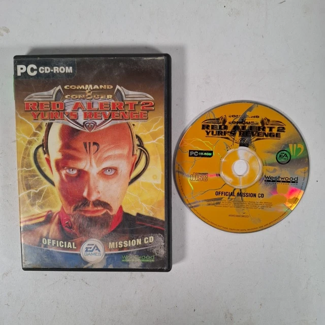 COMMAND & CONQUER Red Alert 2 Yuris Revenge Mission CD PC Video Game £4 ...