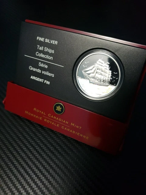 RCM 2005 $20 Silver Proof RCM Tall Ships Series - Hologram, 3 Masted ...