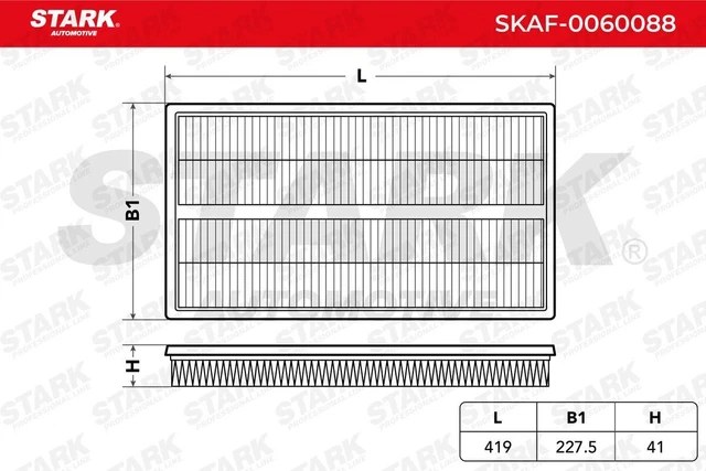 STARK SKAF-0060088 FILTRO aria adatto per MERCEDES-BENZ VIANO (W639 ...