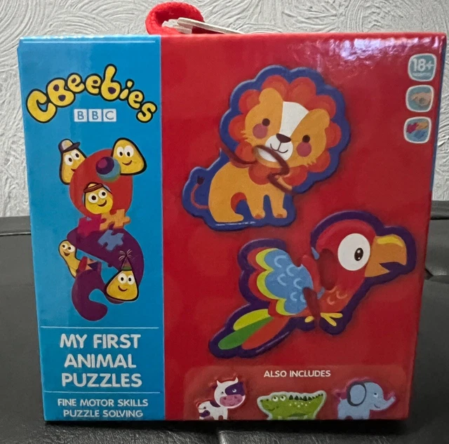 CBEEBIES MY FIRST PUZZLES Animals LEARNING MEMORY Animal Toys Puzzles ...