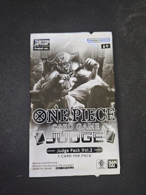 ONE PIECE CARD Game Judge Pack Vol. 2 Scellés TCG anglais neuf comme ...