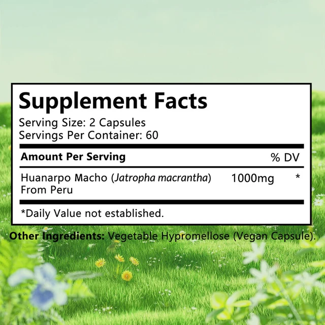 HUANARPO MACHO 1000MG - Male Support, Energy and Performance NEW £21.76 ...