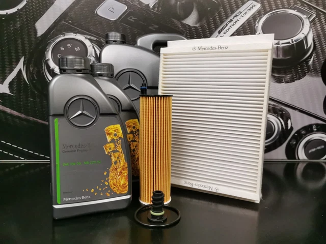 GENUINE MERCEDES-BENZ W213 E-Class 200 220d M654 Oil & Dust Filters ...