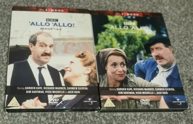 'ALLO 'ALLO SERIES 1 - 4 DVD 6-Disc BBC Comedy TV Show Set Gorden Kaye ...