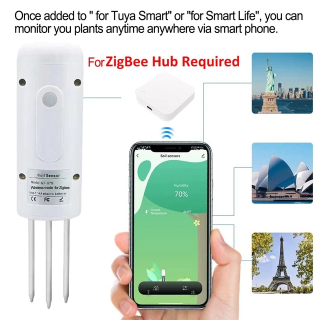 FOR ZIGBEE SOIL Temperature and Humidity Monitoring Sensor for Outdoor ...