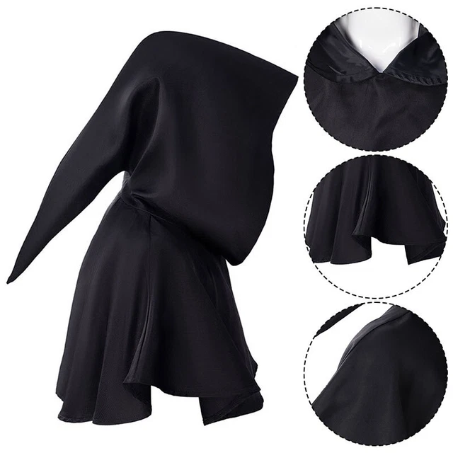 MEDIEVAL PRIEST WIZARD Short Cloak Cosplay Costume Witch Shawl ...