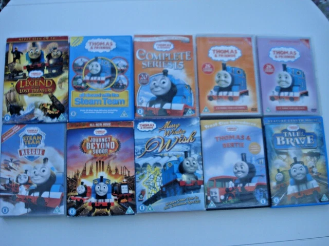 THOMAS & FRIENDS Tank Engine Trackmaster Dvd X 10 Bundle 2 £9.04 ...